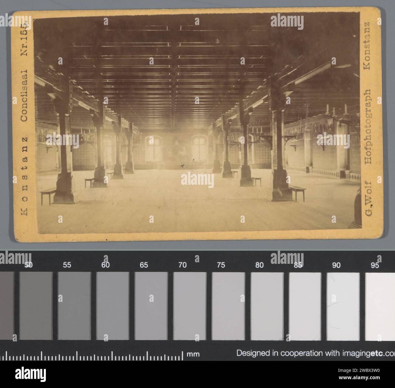 Interior of the Consiliezaal in Konstanz, Germany, German Wolf, 1880 ...