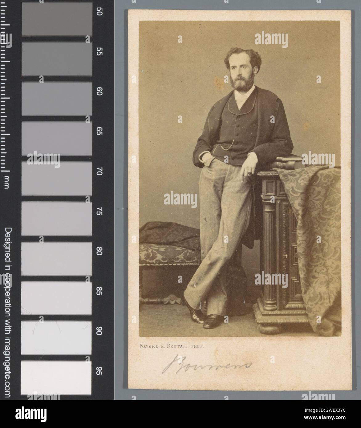Portrait of an unknown man, referred to as Mr Boussero, Bayard ...