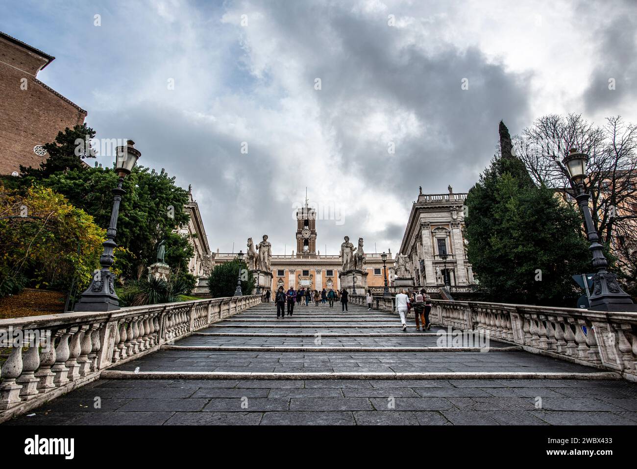 Campidoglio square, Rome, Italy Stock Photo - Alamy