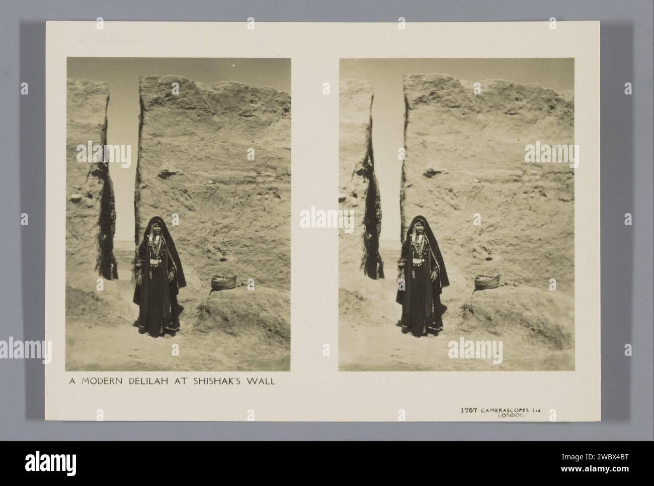 Woman by the Wall of Shishak, described as "a modern Delila", Richard ...