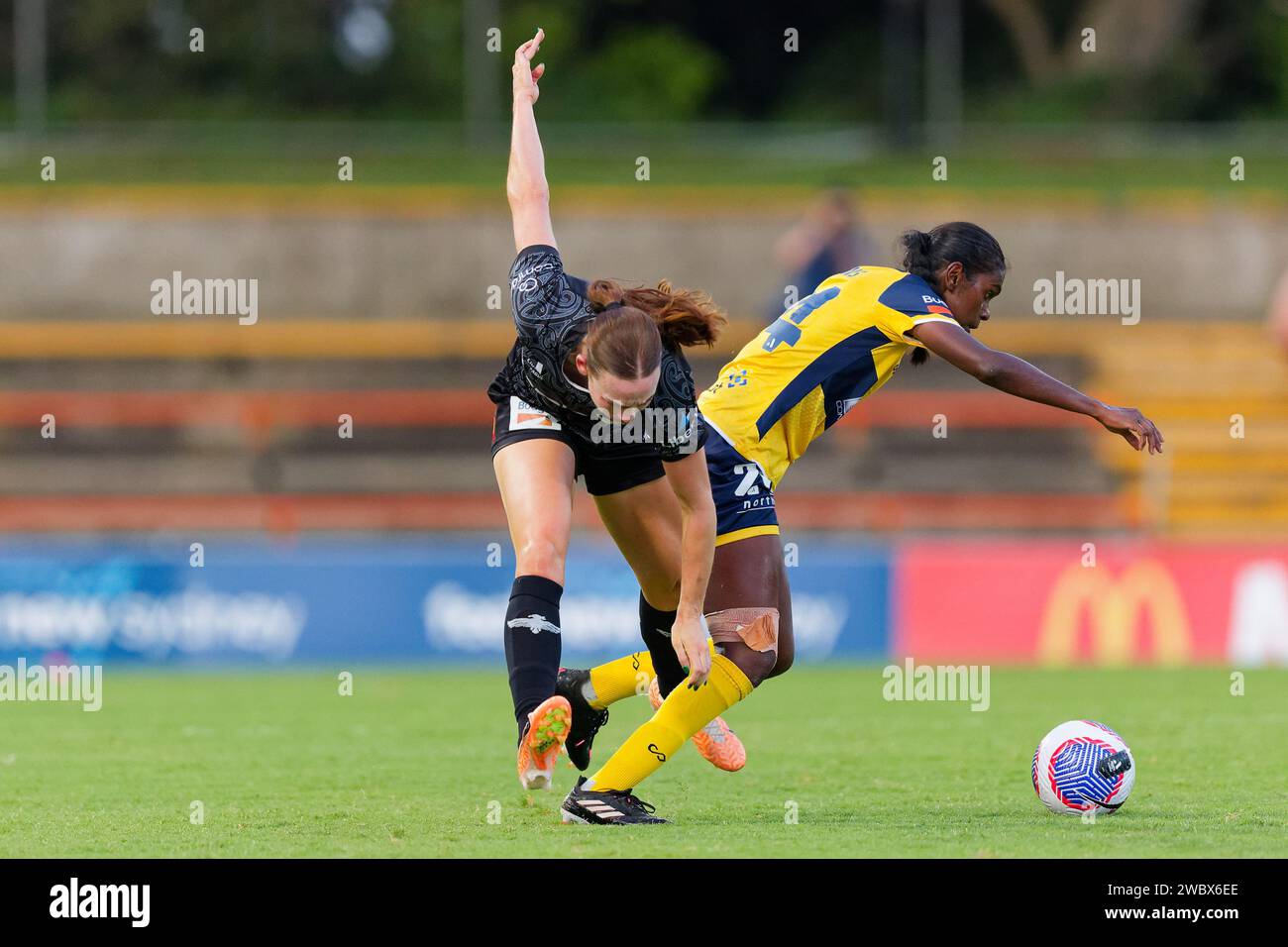 Sydney, Australia. 12th Jan, 2024. Mackenzie Barry of the Phoenix ...