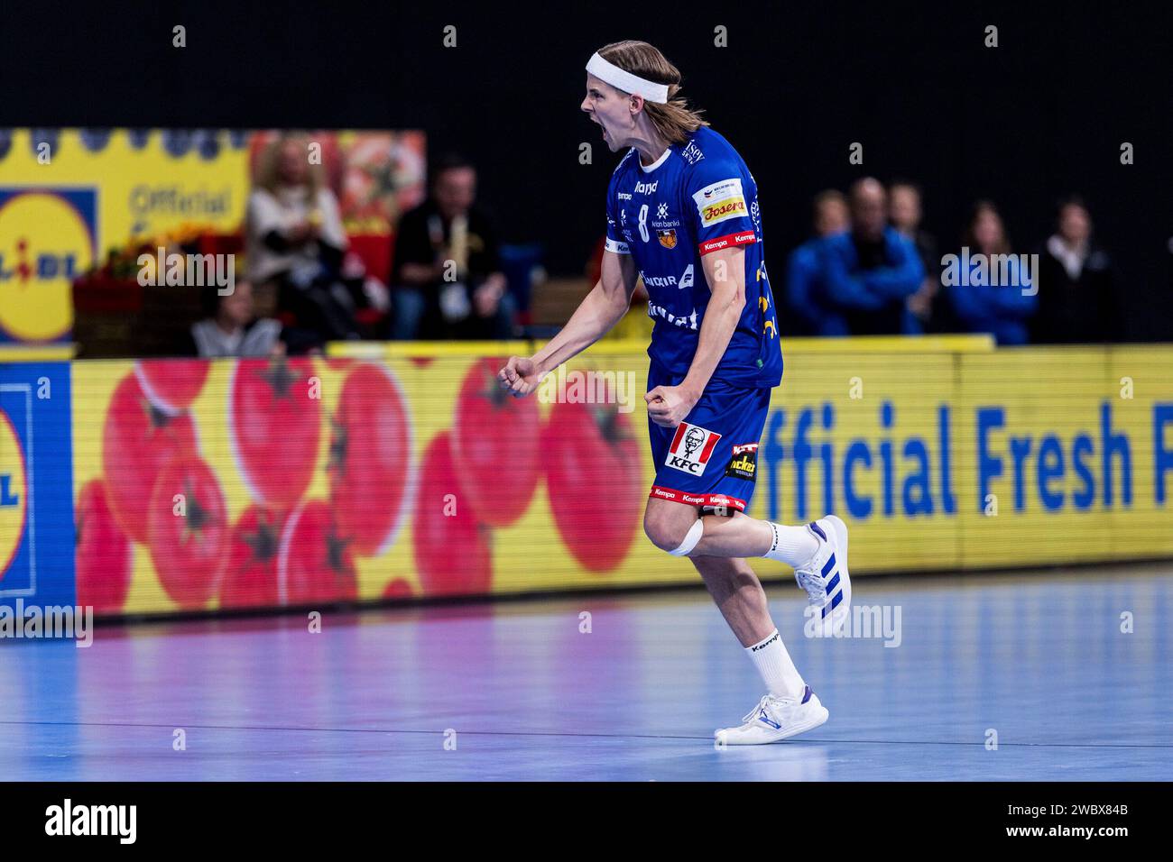 Bjarki Mar Elisson (Island, #8) jubelt MEN?S EHF EURO 2024: Island ...