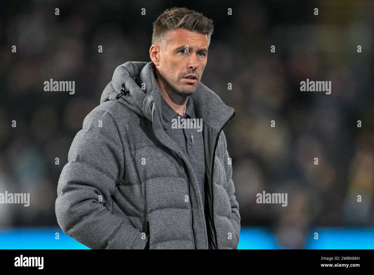 Rob Edwards manager of Luton Town during the Premier League match ...