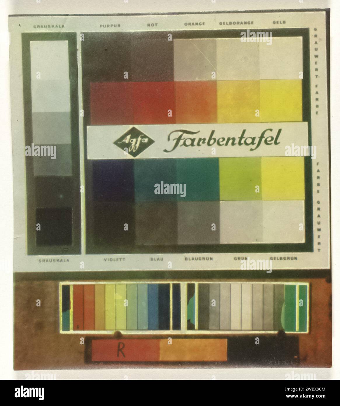 Carbro kleurstrip Agfa, Jacob Merkelbach (possibly), c. 1925 - c. 1930 ...