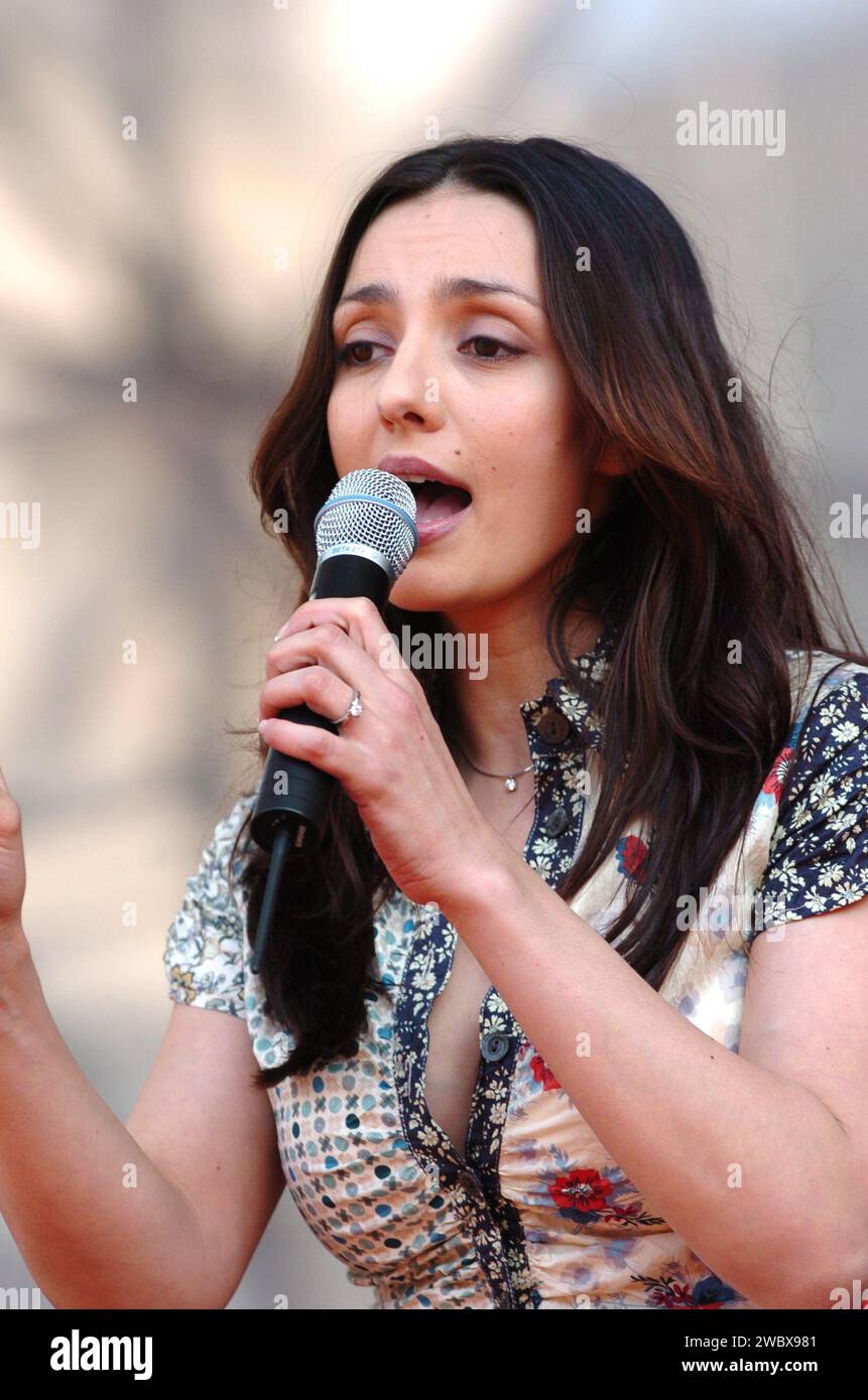 Milan Italy 2004-05-30 :Ambra Angiolini, Italian singer, presenter and ...