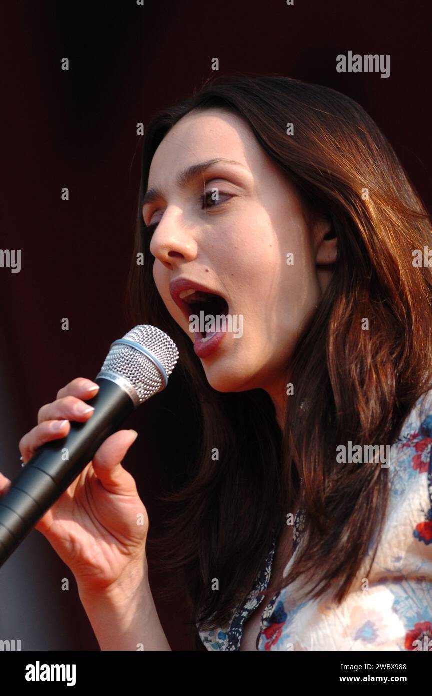 Milan Italy 2004-05-30 :Ambra Angiolini, Italian singer, presenter and ...