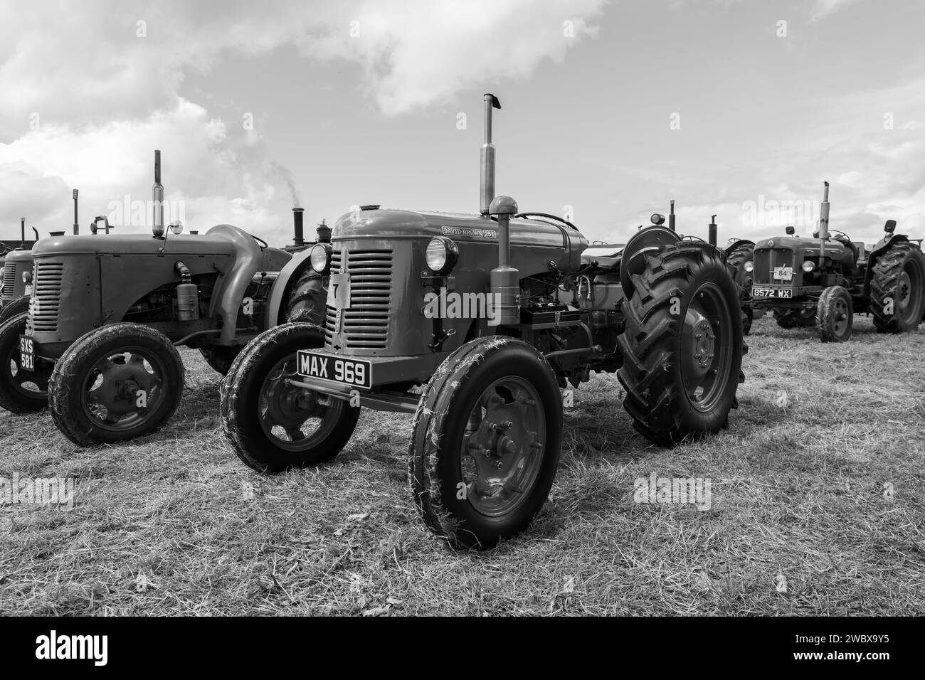 Low Ham.Somerset.United Kingdom.July 23rd 2023.A restored David Bown 25 ...