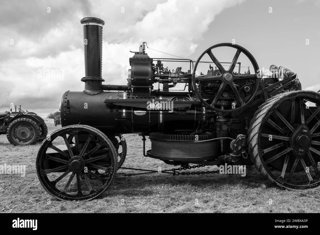 Low Ham.Somerset.United Kingdom.July 23rd 2023.A restored Fowler ...