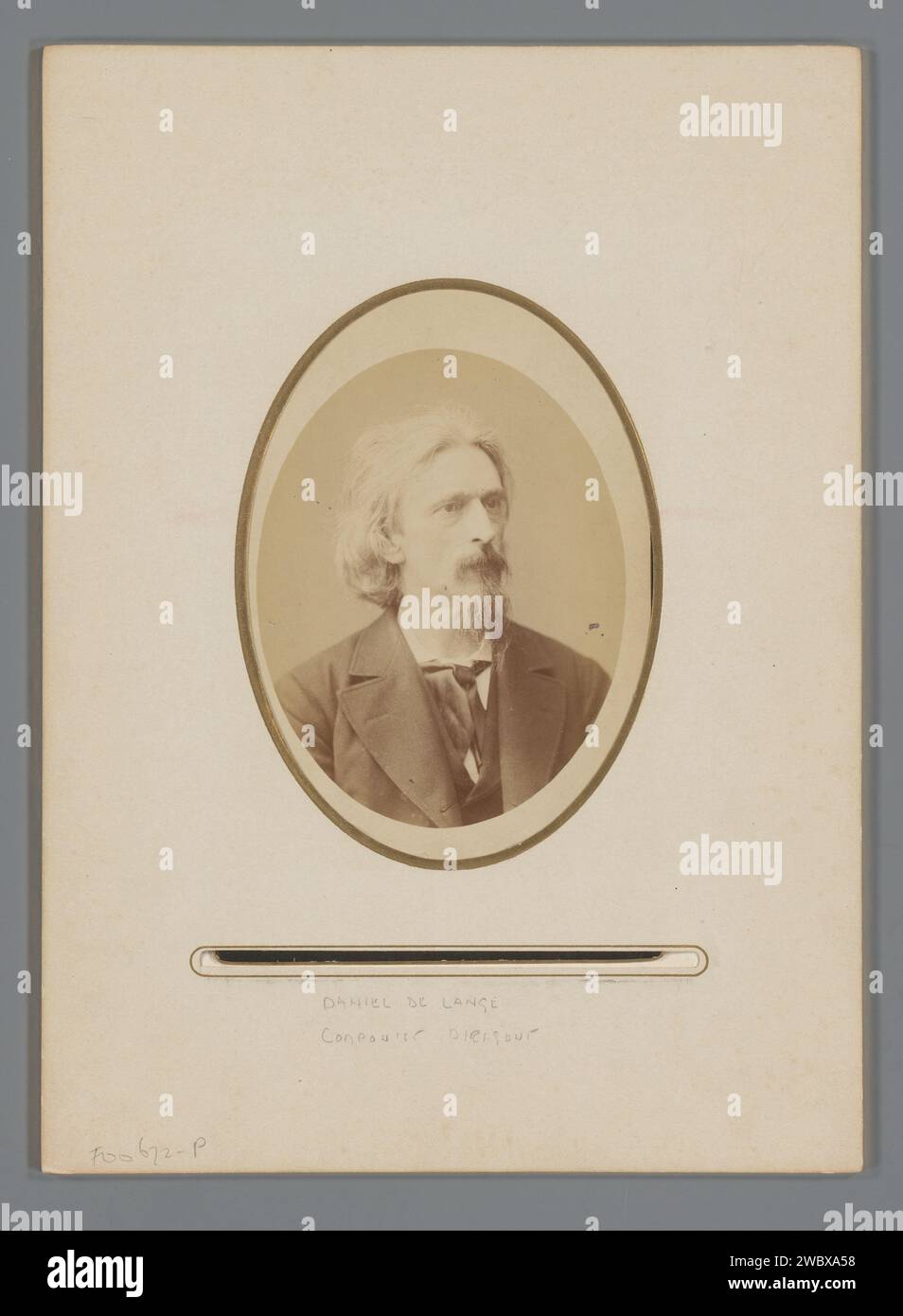 Portrait of composer and conductor Daniël de Lange, Photographie ...