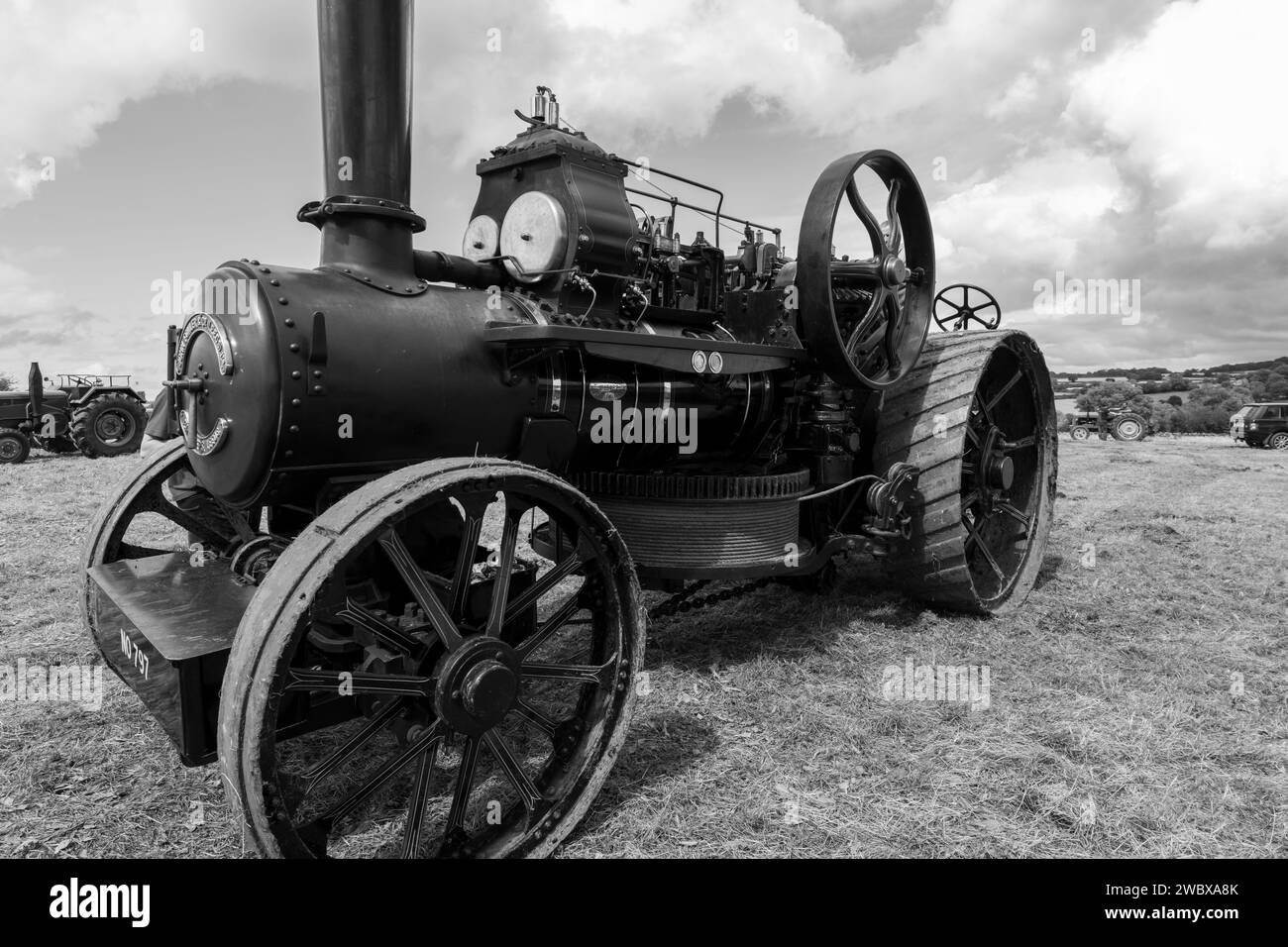 Low Ham.Somerset.United Kingdom.July 23rd 2023.A restored Fowler ...