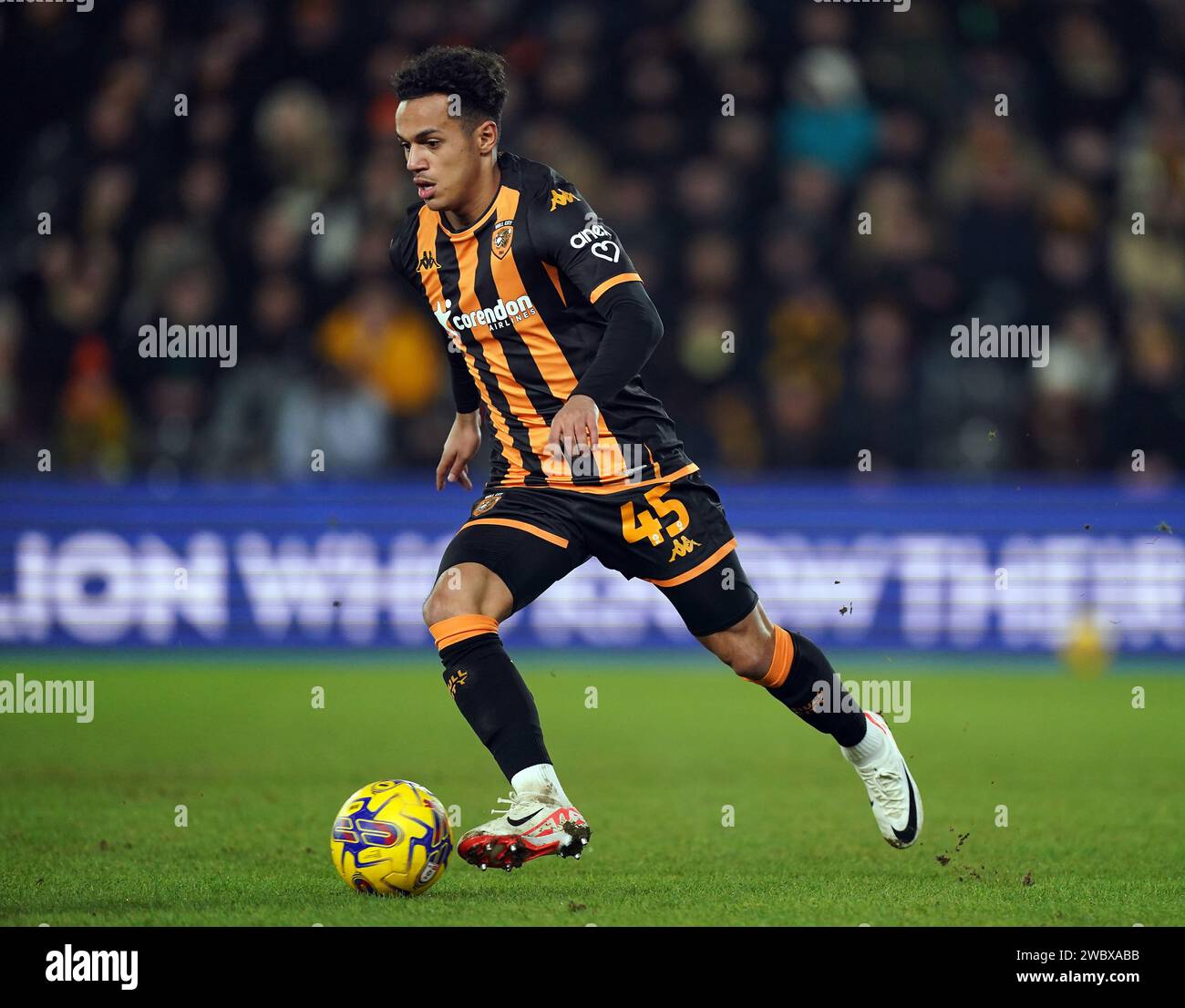 Hull City's Fabio Carvalho during the Sky Bet Championship match at the ...