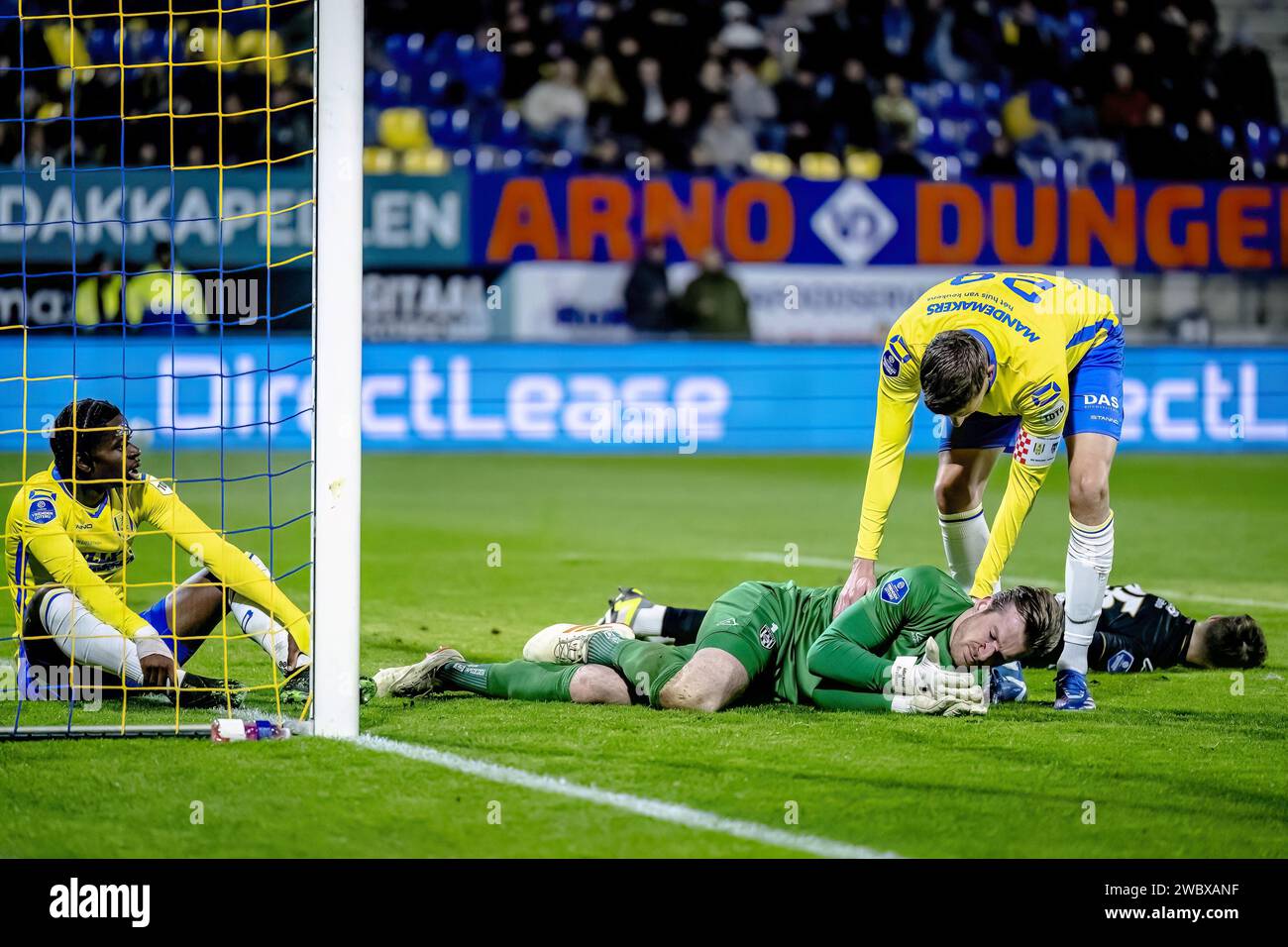 WAALWIJK, Netherlands. 12th Jan, 2024. SPO, Mandemakers Stadium, Dutch eredivisie, season 2023/ ...