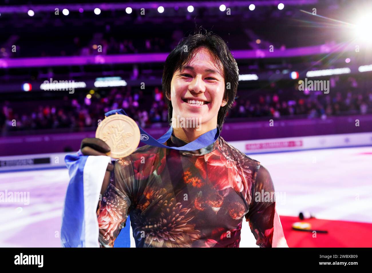 Winner Adam Siao Him Fa of France poses for a picture after a medal ...