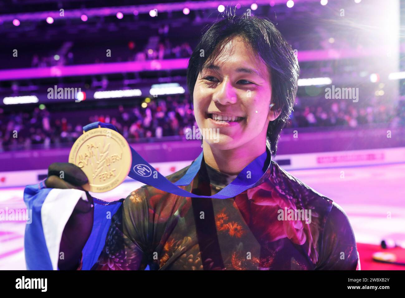 Winner Adam Siao Him Fa of France poses for a picture after a medal ...
