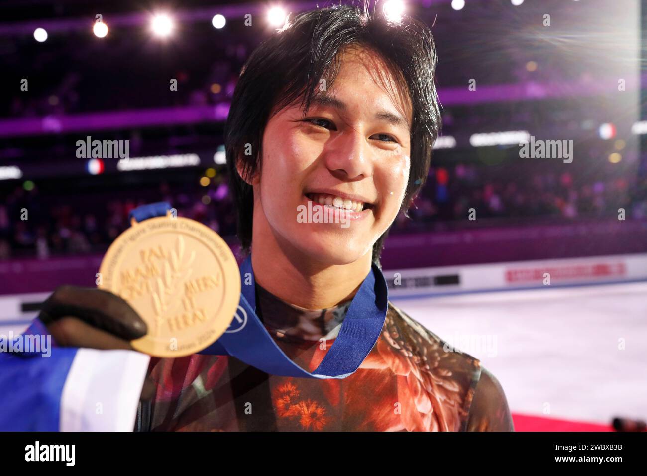 Winner Adam Siao Him Fa of France poses for a picture after a medal ...