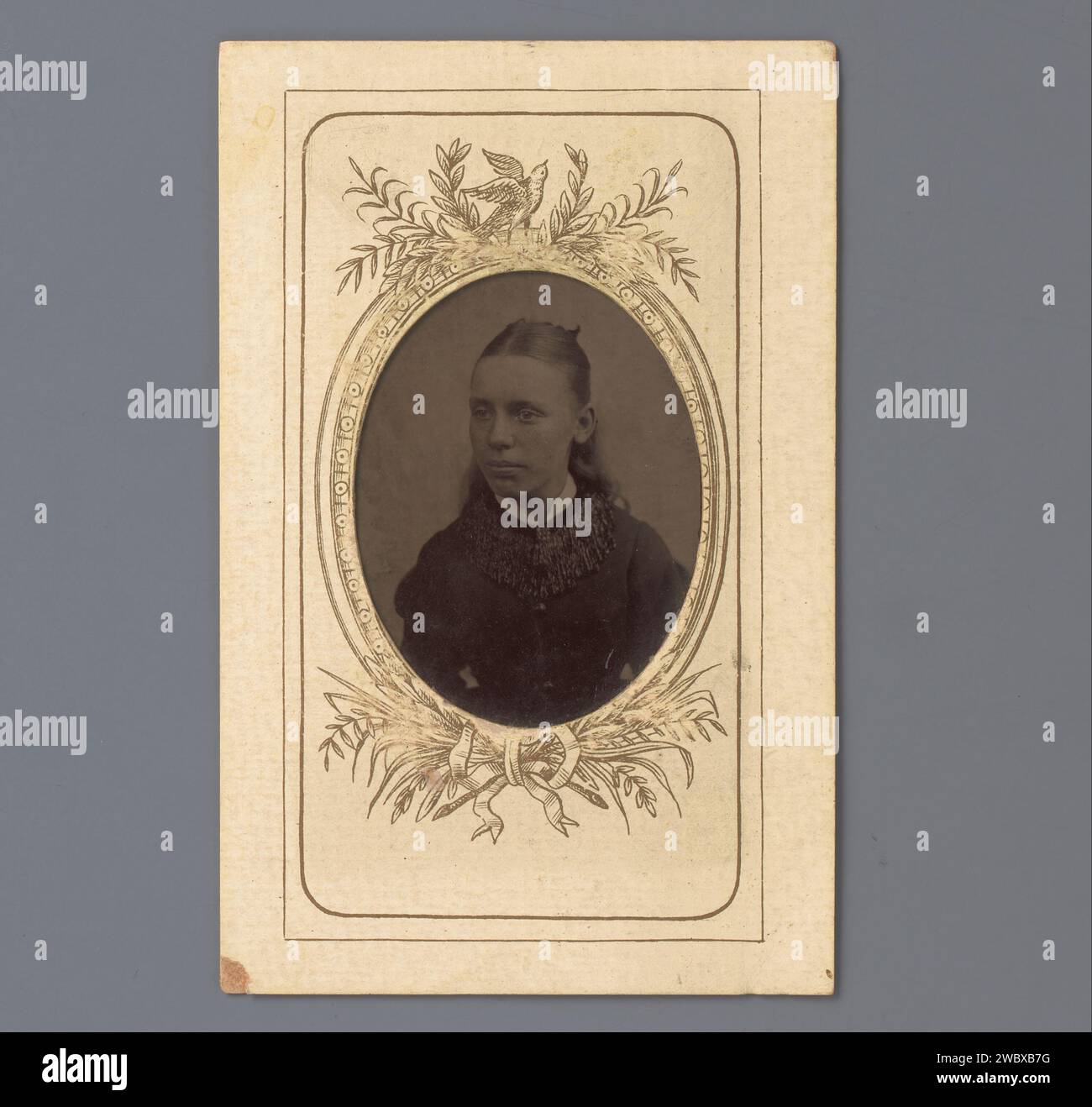 Portrait of an unknown young woman, John George Kirby (Possible), 1855 ...