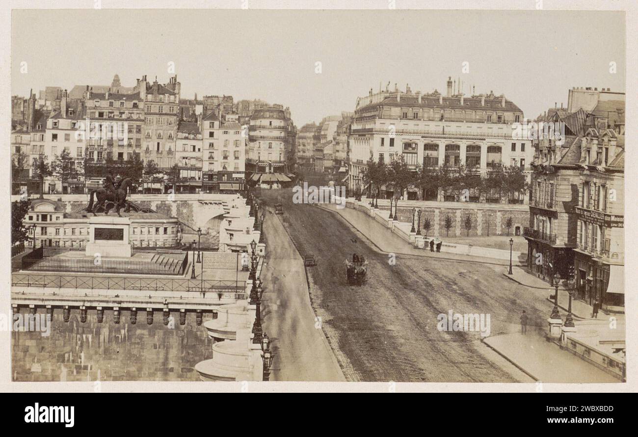 Pont Neuf and surrounding buildings in Paris, Anonymous, 1878 - 1890 ...