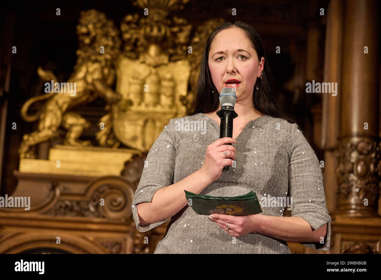 Hamburg, Germany. 12th Jan, 2024. Jenny Jasberg (Bündnis 90/Die Grünen ...