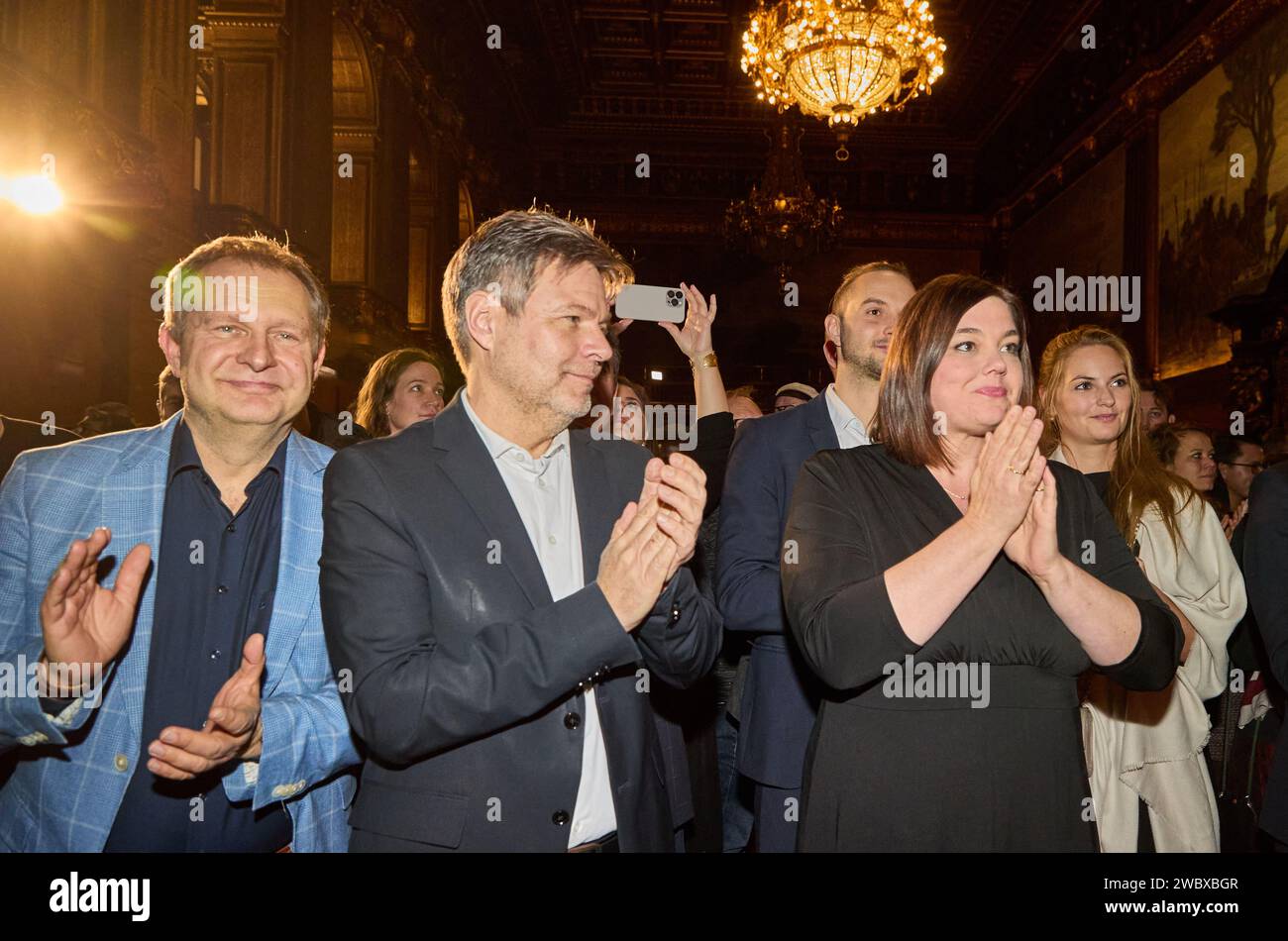 Hamburg, Germany. 12th Jan, 2024. Jens Kerstan (l-r), Senator for the ...