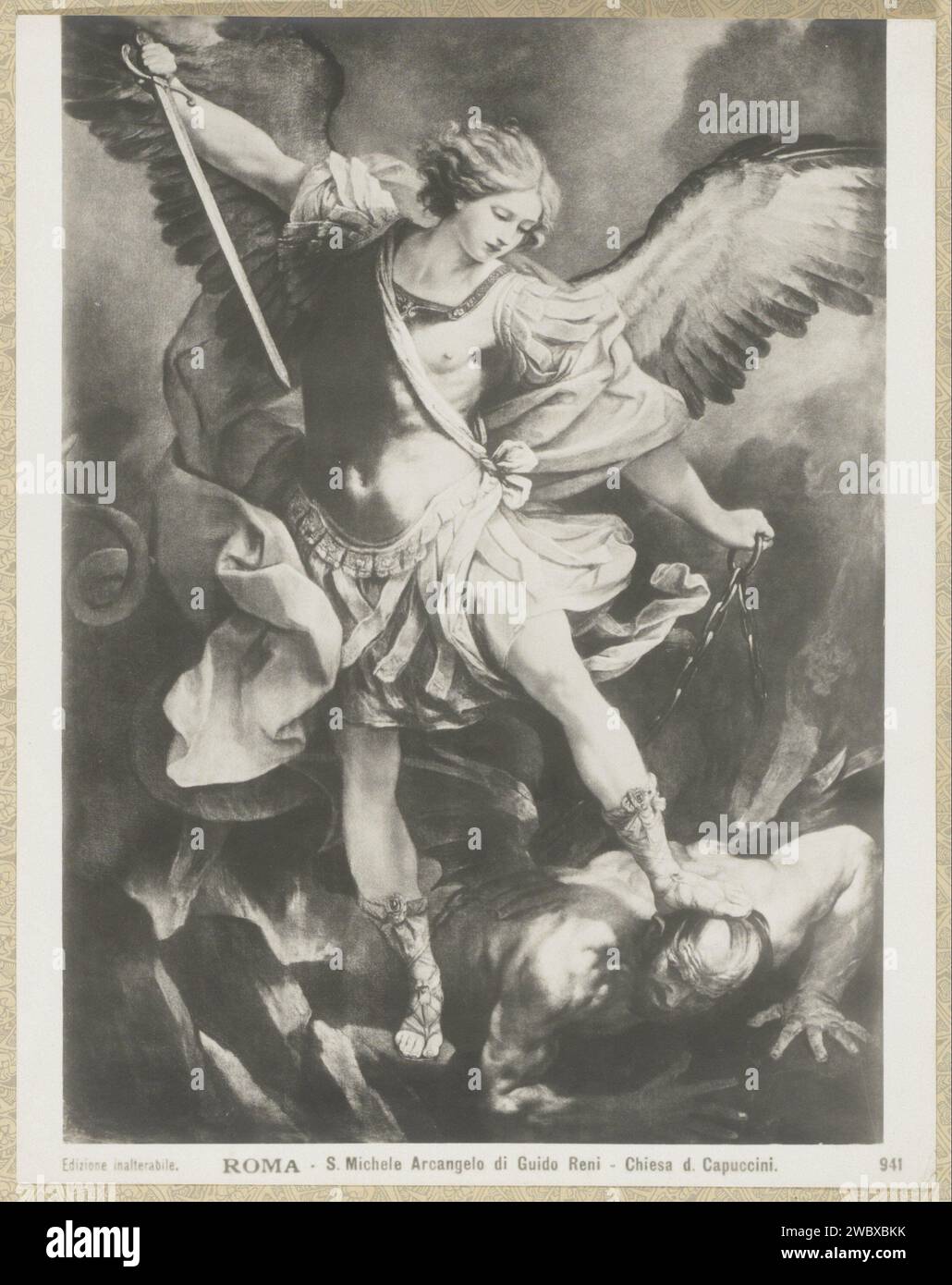 Photo production of a painting by Guido Reni, representing the ...