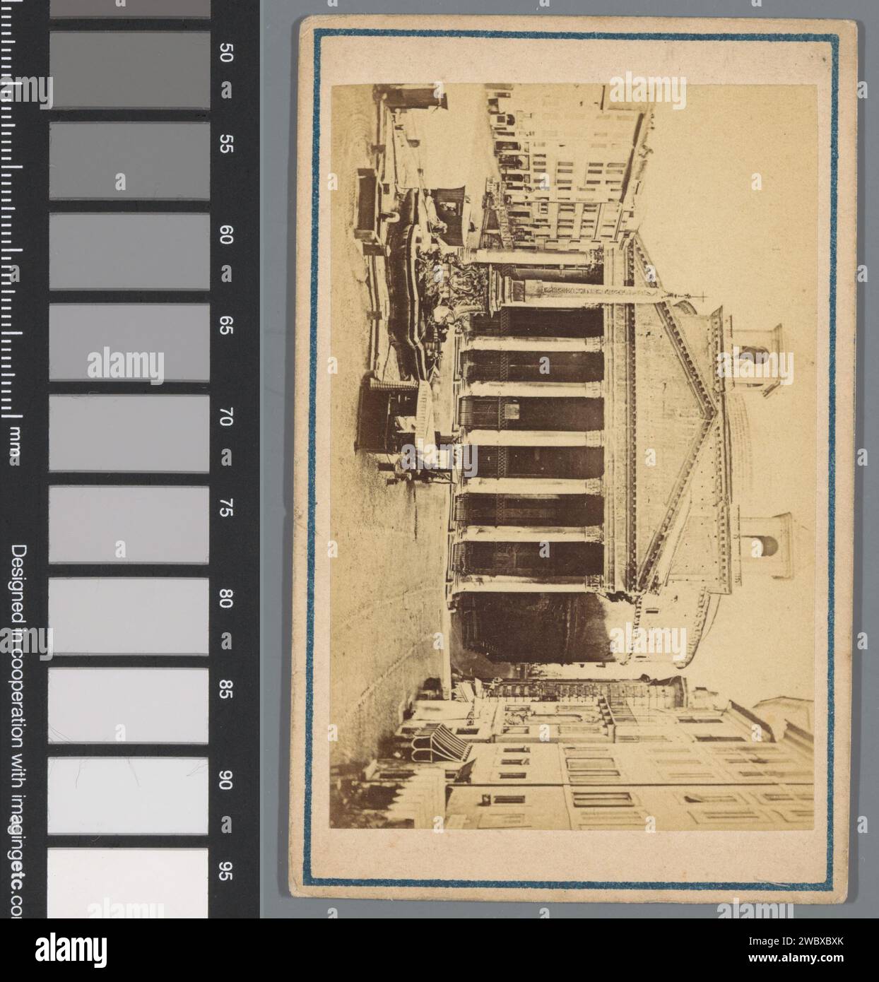 Pantheon, Rome, anonymous, 1855 - 1885 Photograph. visit card Rome ...