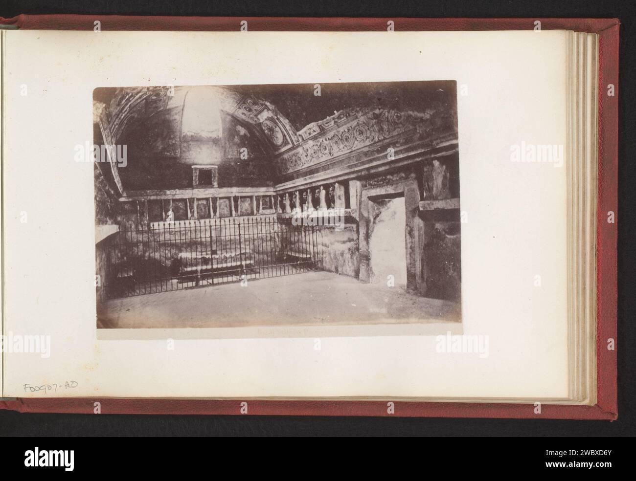 Interior of Bagni Nuovi in Pompeii, Anonymous, 1860 - 1900 photograph ...