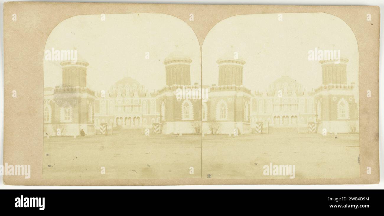 Exterior of the Petrovskipaleis in Moscow, Anonymous, c. 1850 - c. 1880 ...