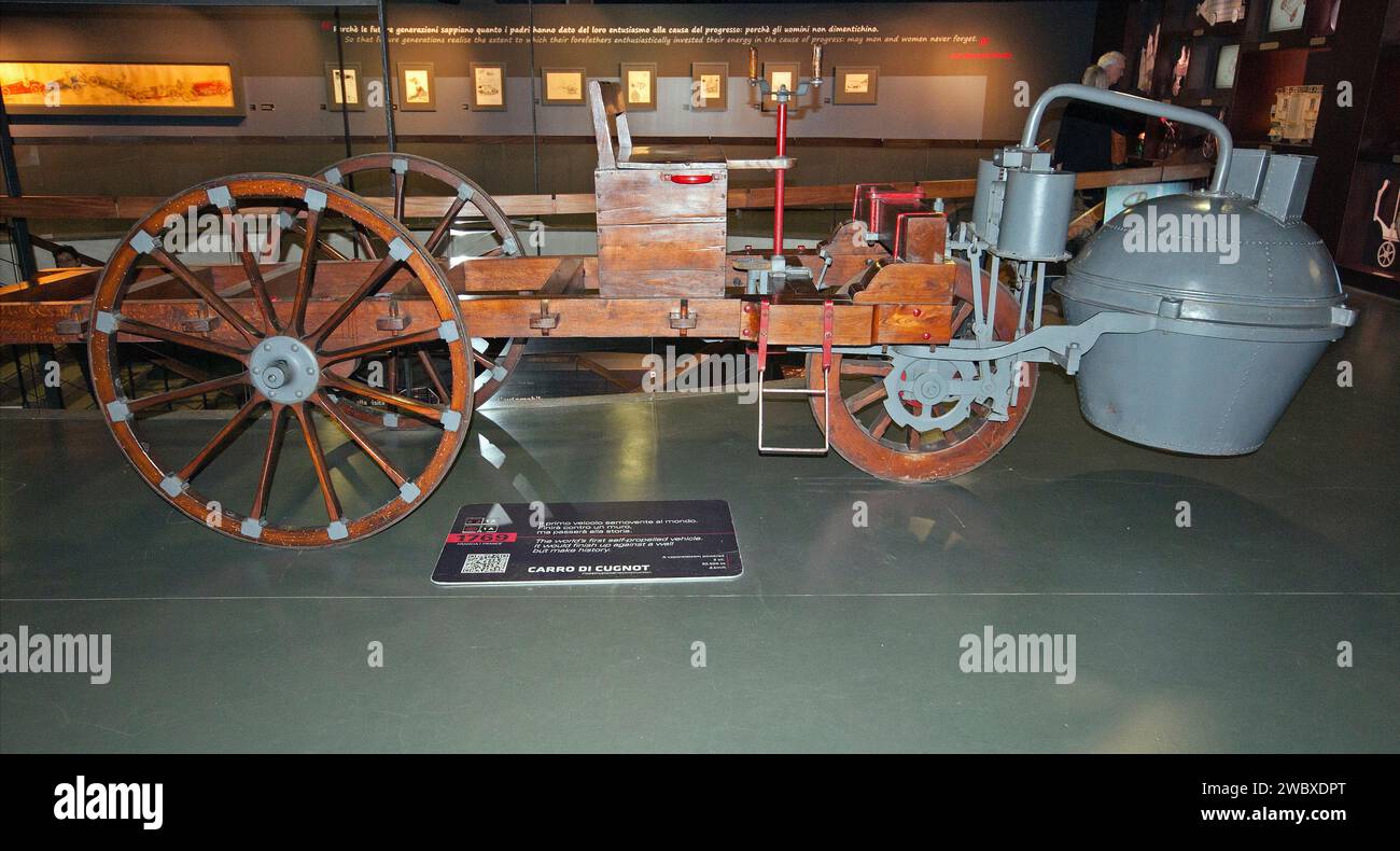 Cugnot's chariot (France 1769), Museo Nazionale dell'Automobile (MAUTO ...