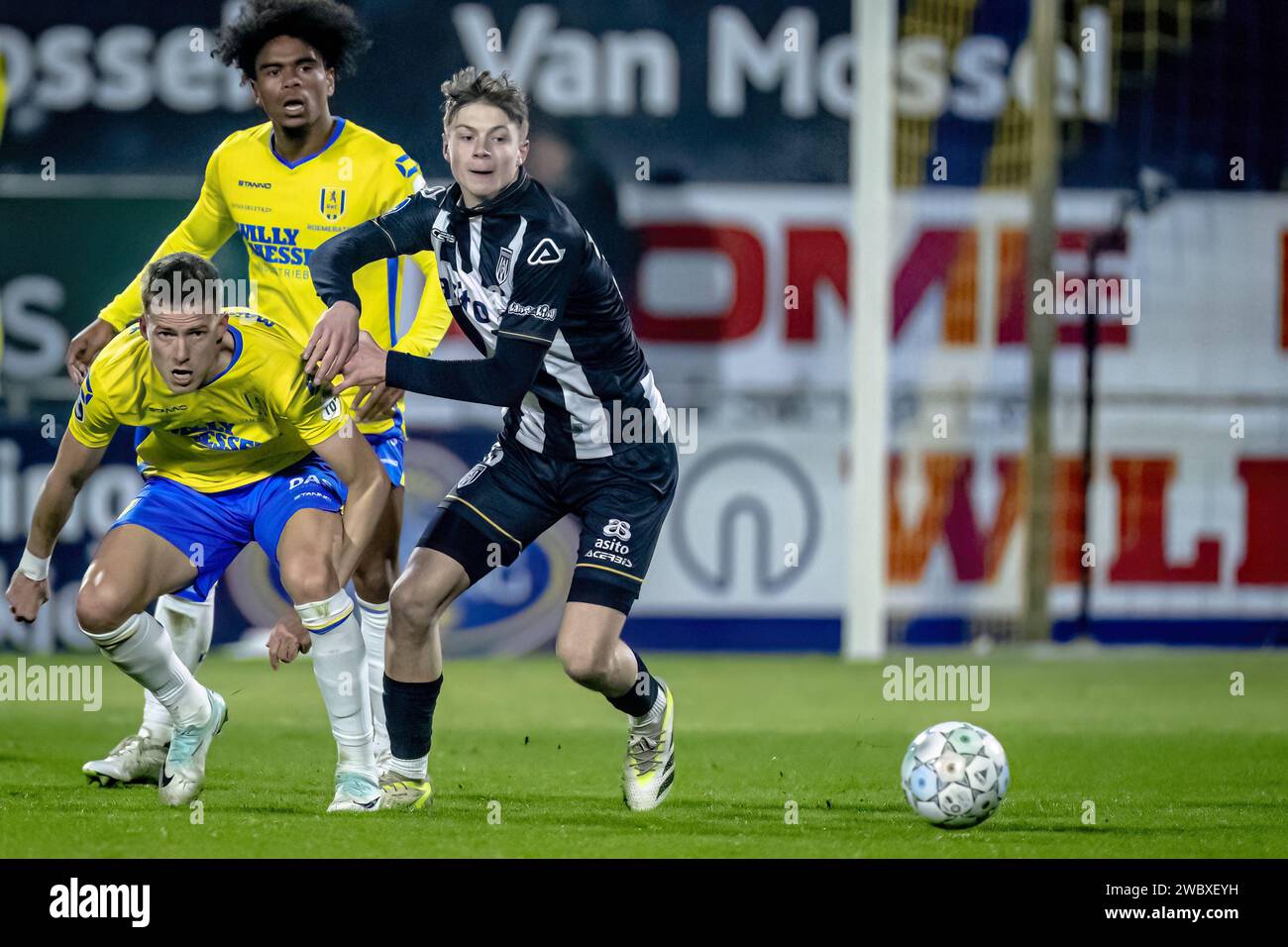 WAALWIJK, Netherlands. 12th Jan, 2024. SPO, Mandemakers Stadium, Dutch eredivisie, season 2023/ ...