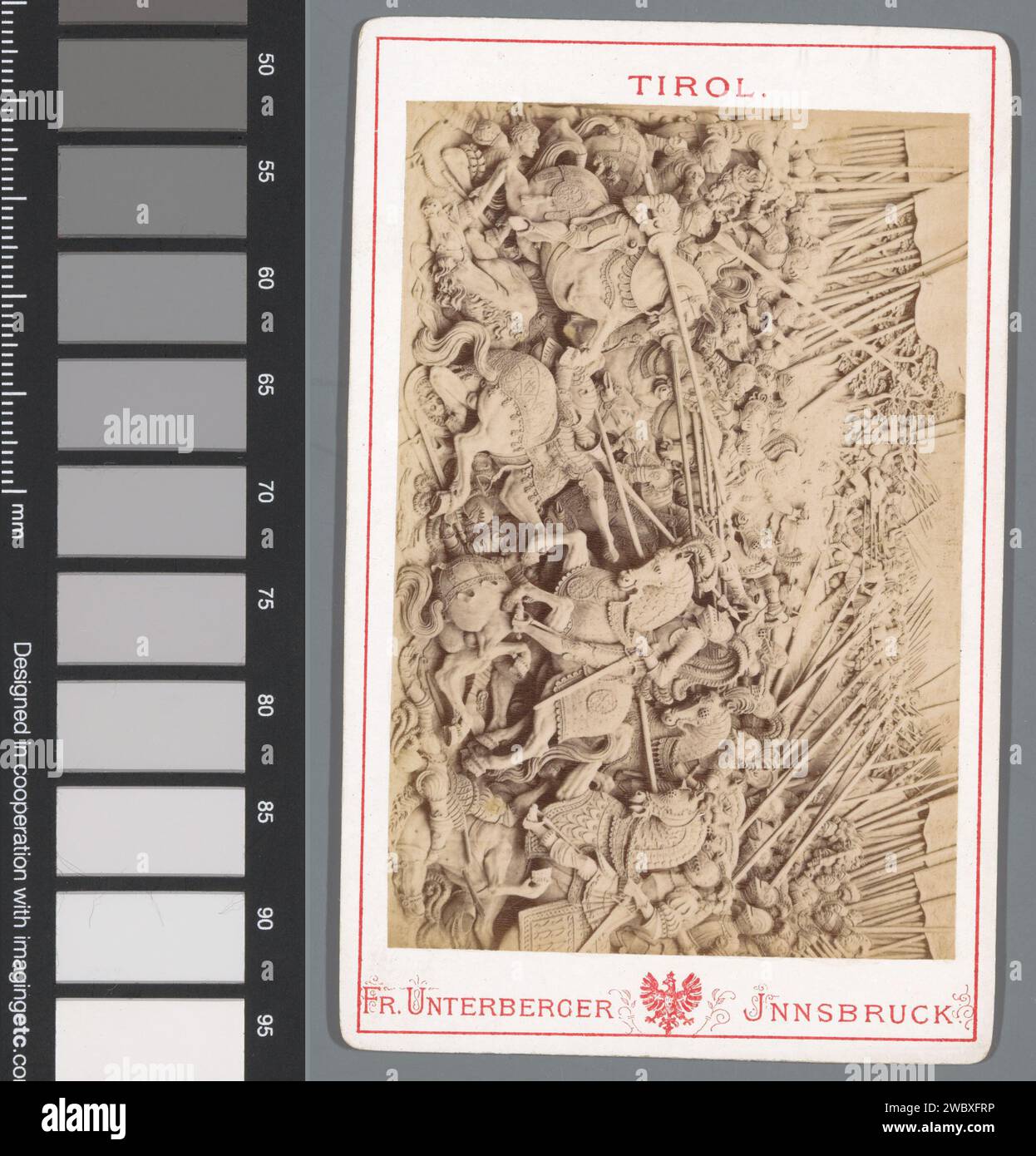 Relief on the tomb of Keizer Maximilian I: Battle of Guinegate, 1513 ...