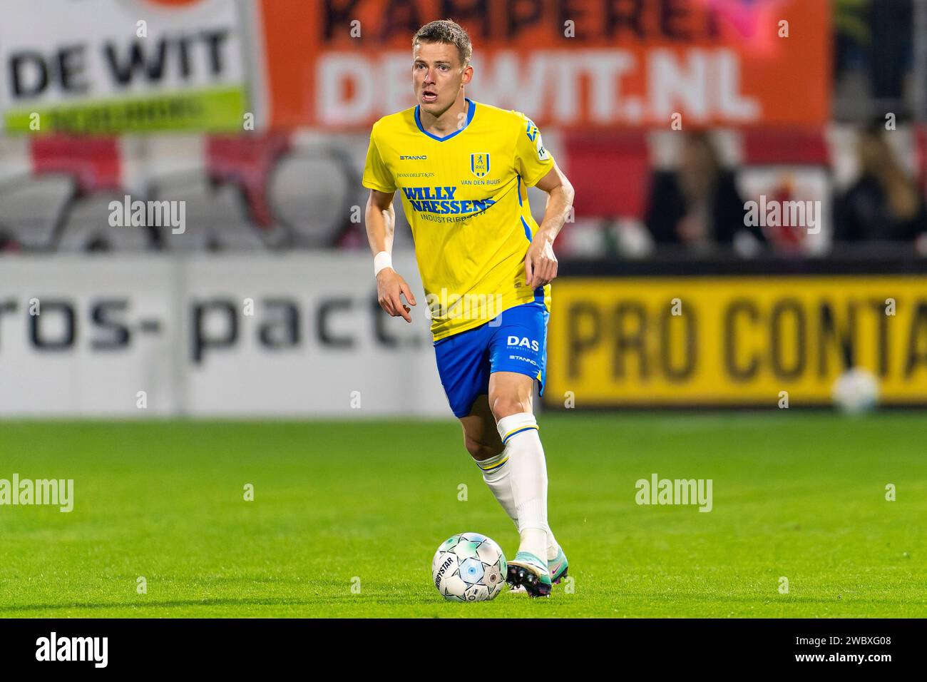 Waalwijk, Netherlands. 12th Jan, 2024. WAALWIJK, NETHERLANDS - JANUARY 12: Godfried Roemeratoe ...