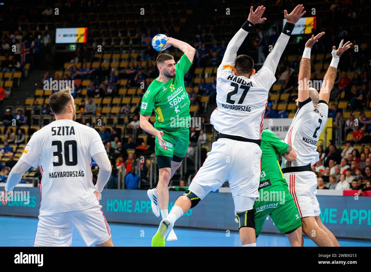 Munich, Germany. 12th Jan, 2024. Handball: European Championship ...