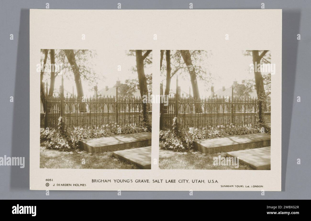 Grave of Brigham Young, leader of the Mormonen, Salt Lake City, J. Dearden Holmes, 1924 - 1926 ...