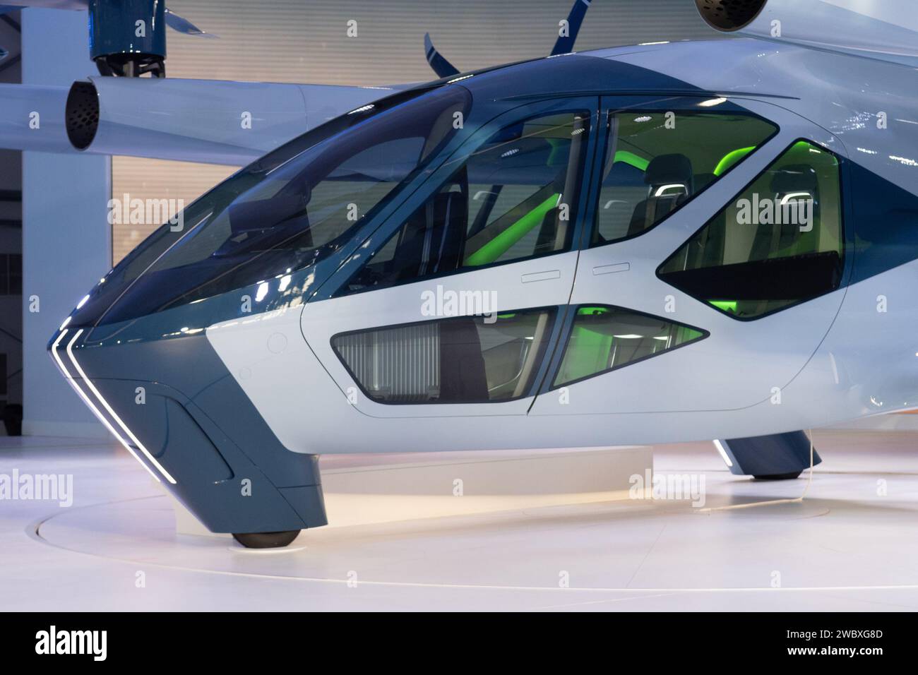 Las Vegas, NV, USA. 12th Jan, 2024. View of the S-A2 eVTOL (electric ...