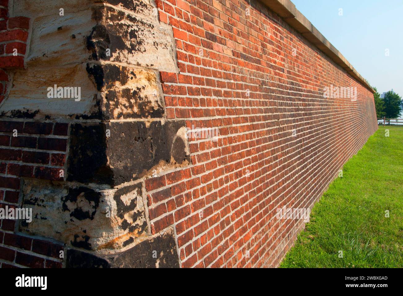 Fort wall, Fort McHenry National Monument and Historic Shrine, Maryland ...