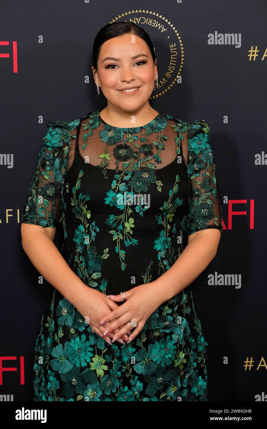 JaNae Collins arrives at the AFI Awards on Friday, Jan. 12, 2024, at ...