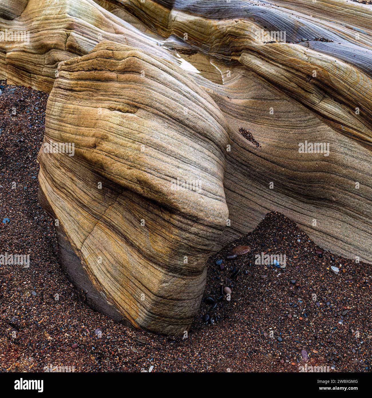 Sandstone rock formation patterns Stock Photo - Alamy