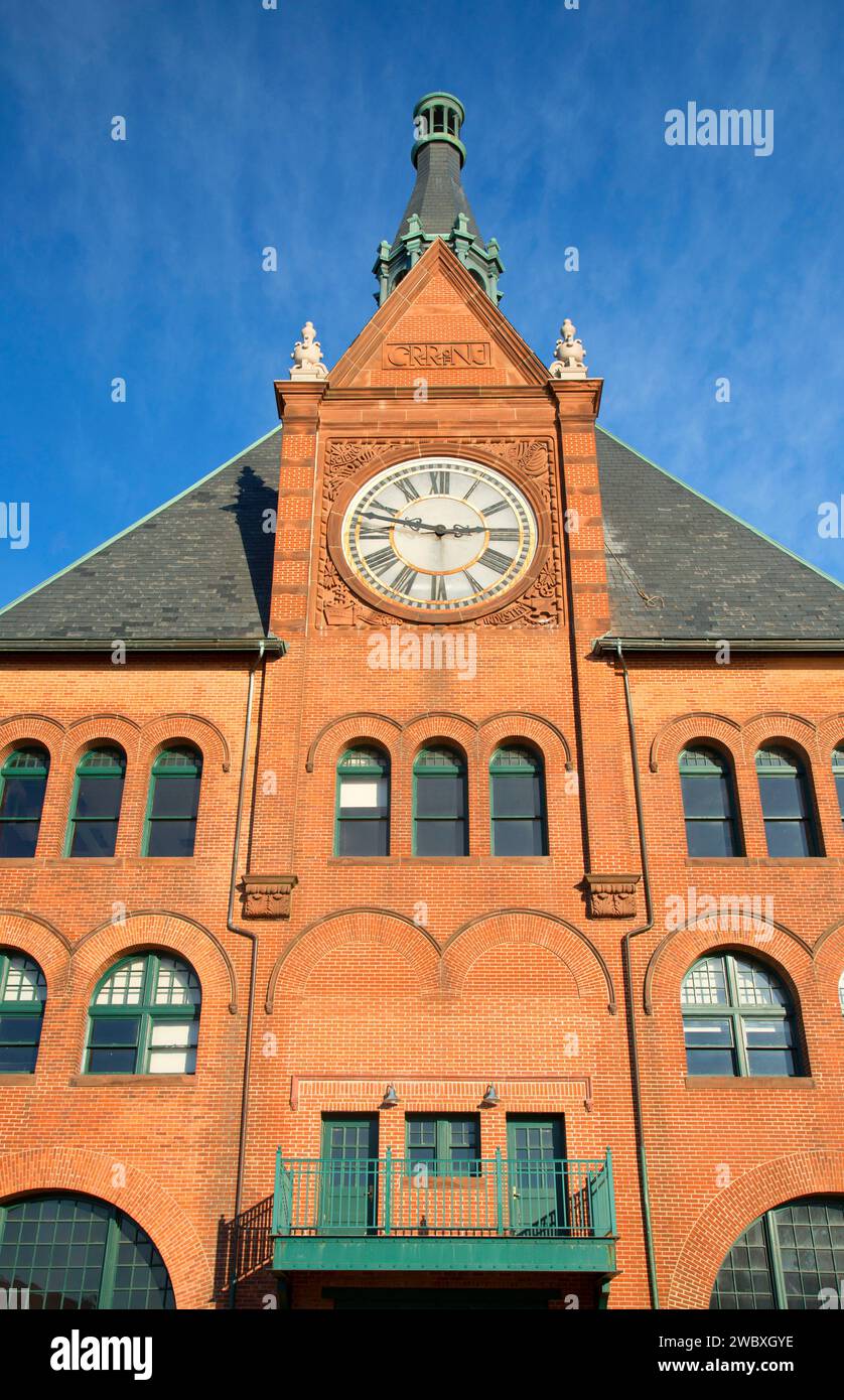 CRRNJ (Central Railroad of New Jersey) Terminal, Liberty State Park, New Jersey Stock Photo - Alamy