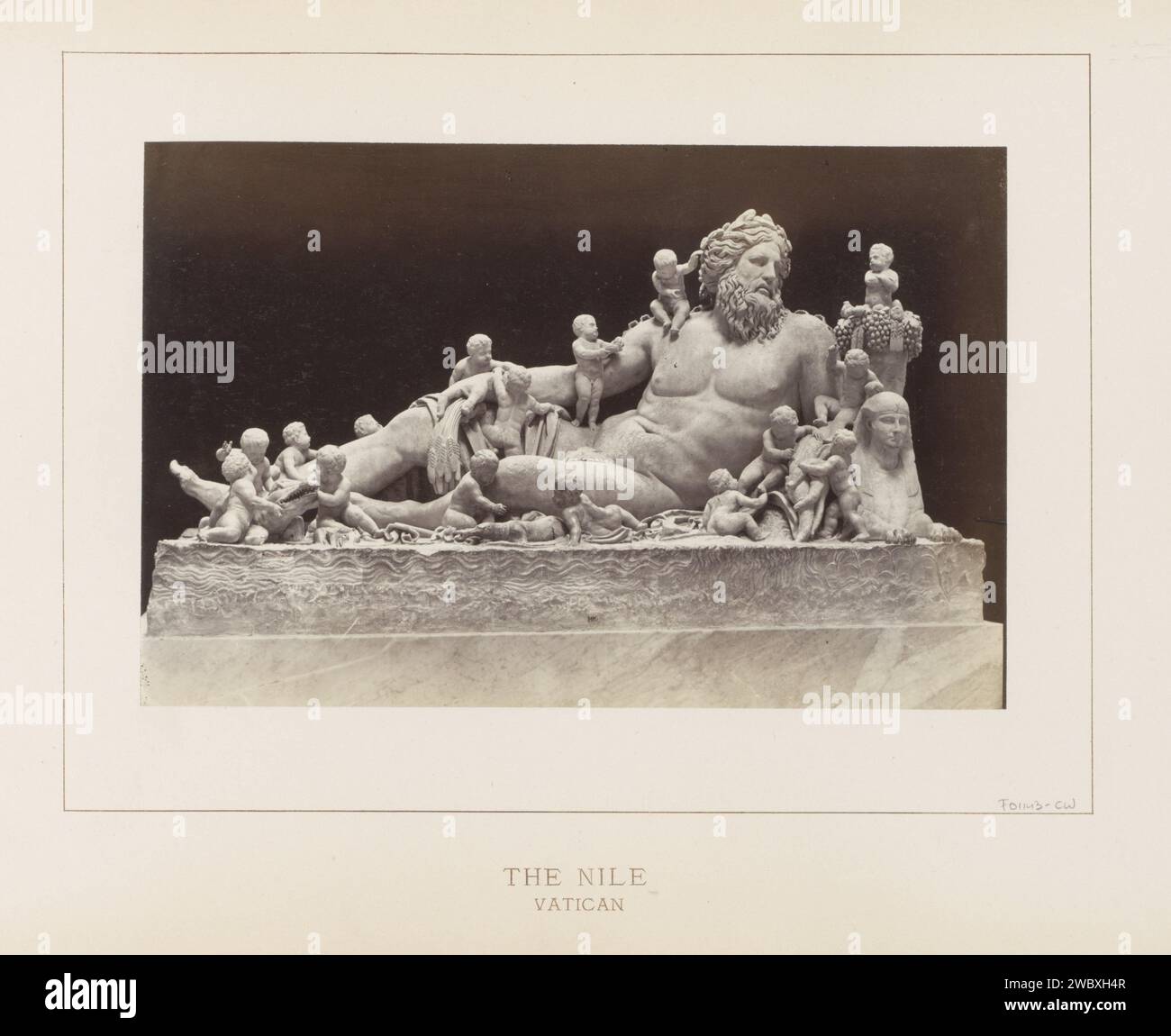 Sculpture of the river god Nile, anonymous, c. 1860 - c. 1900 ...