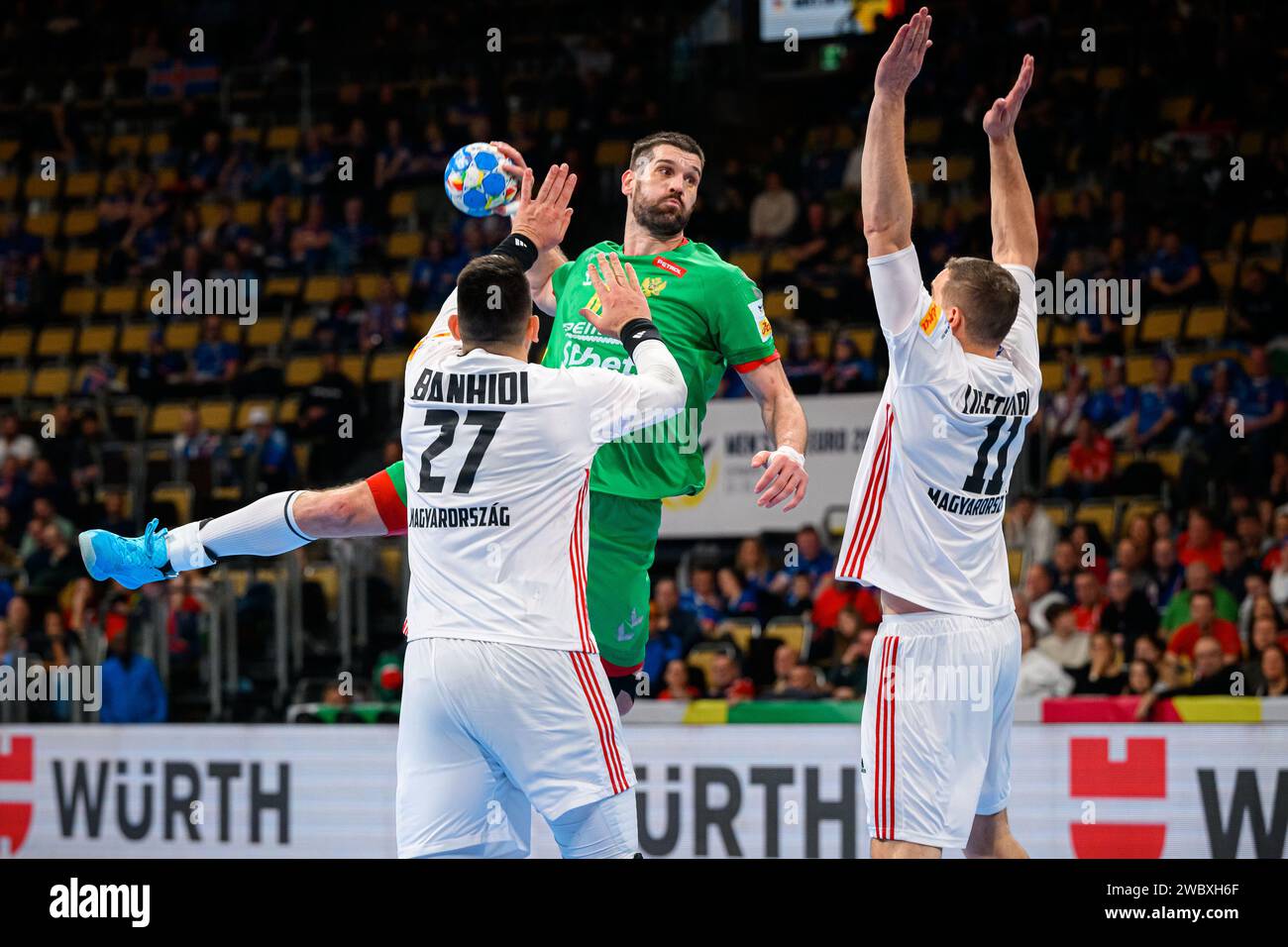Munich, Germany. 12th Jan, 2024. Handball: European Championship ...