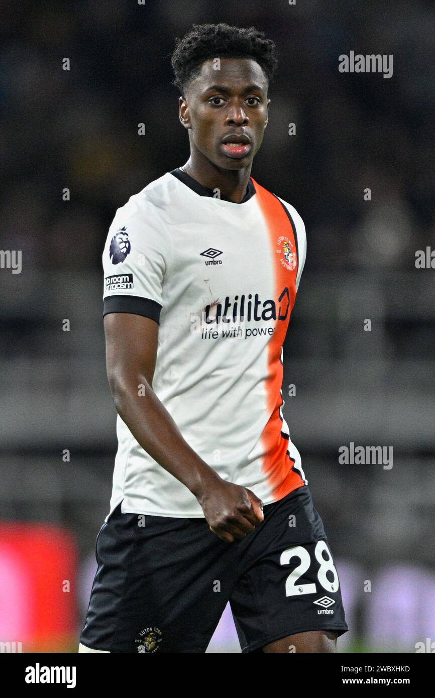Albert Sambi Lokonga of Luton Town during the Premier League match ...