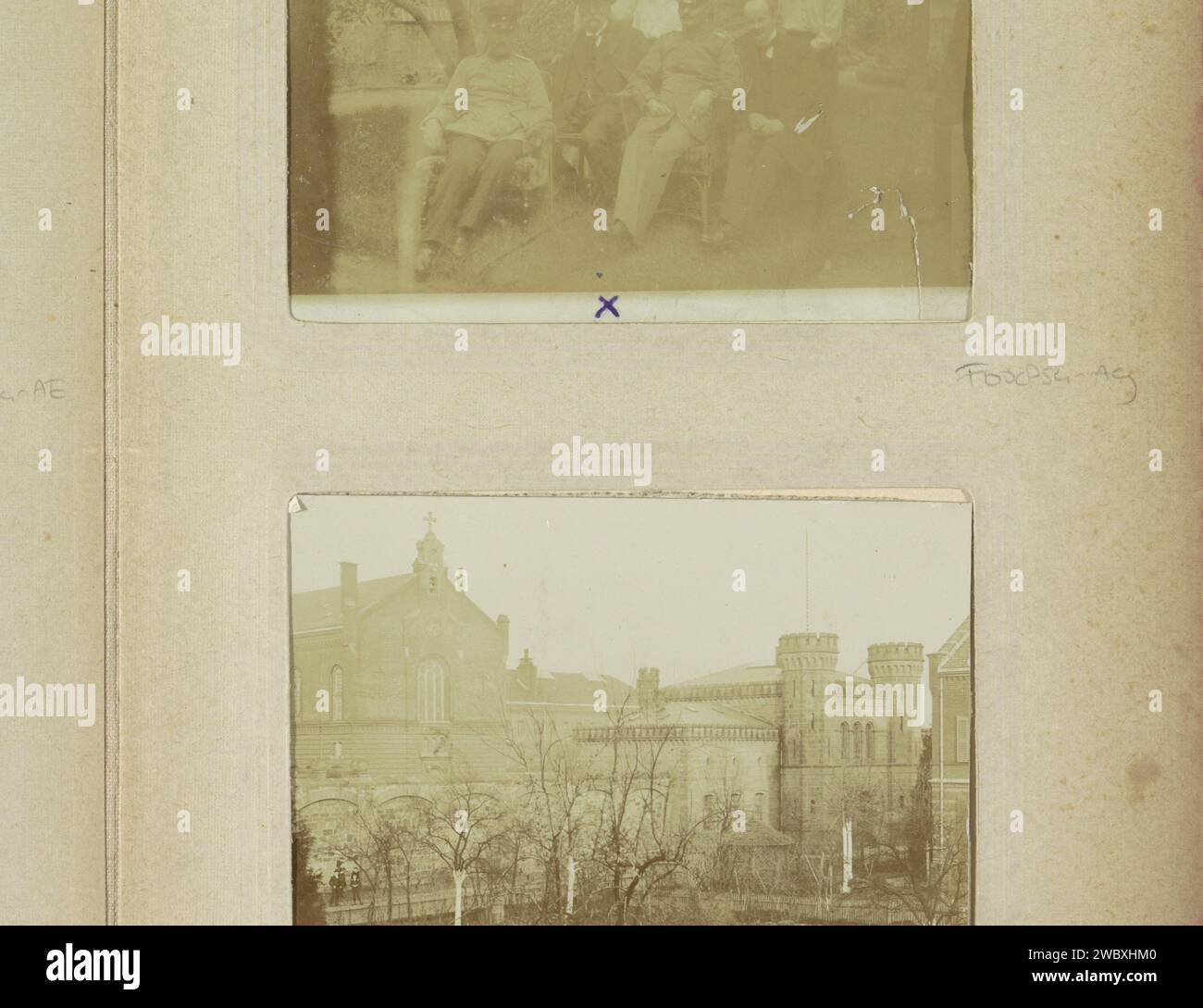 Exterior of the prison in Cassel-Wehlheidsen, Anonymous, c. 1890 - c ...