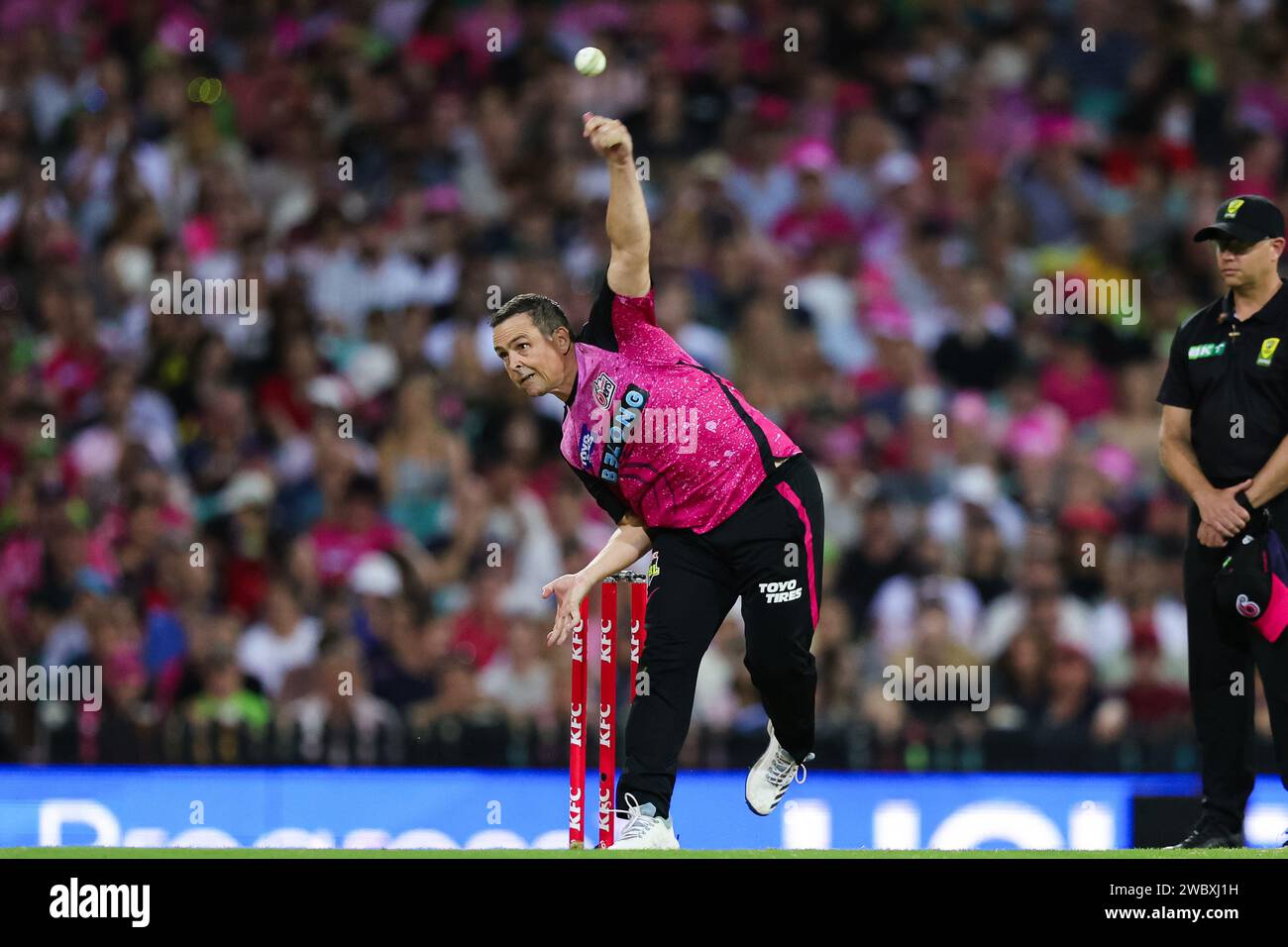 Sydney, Australia, 12 January, 2024. Sydney Sixers player Stephen O ...