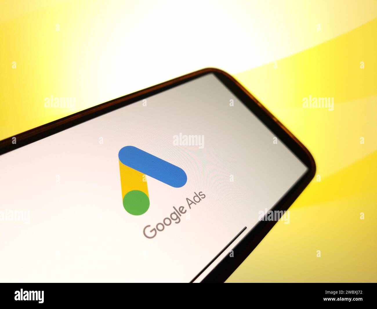 Konskie, Poland - January 12, 2024: Google Ads logo displayed on mobile ...