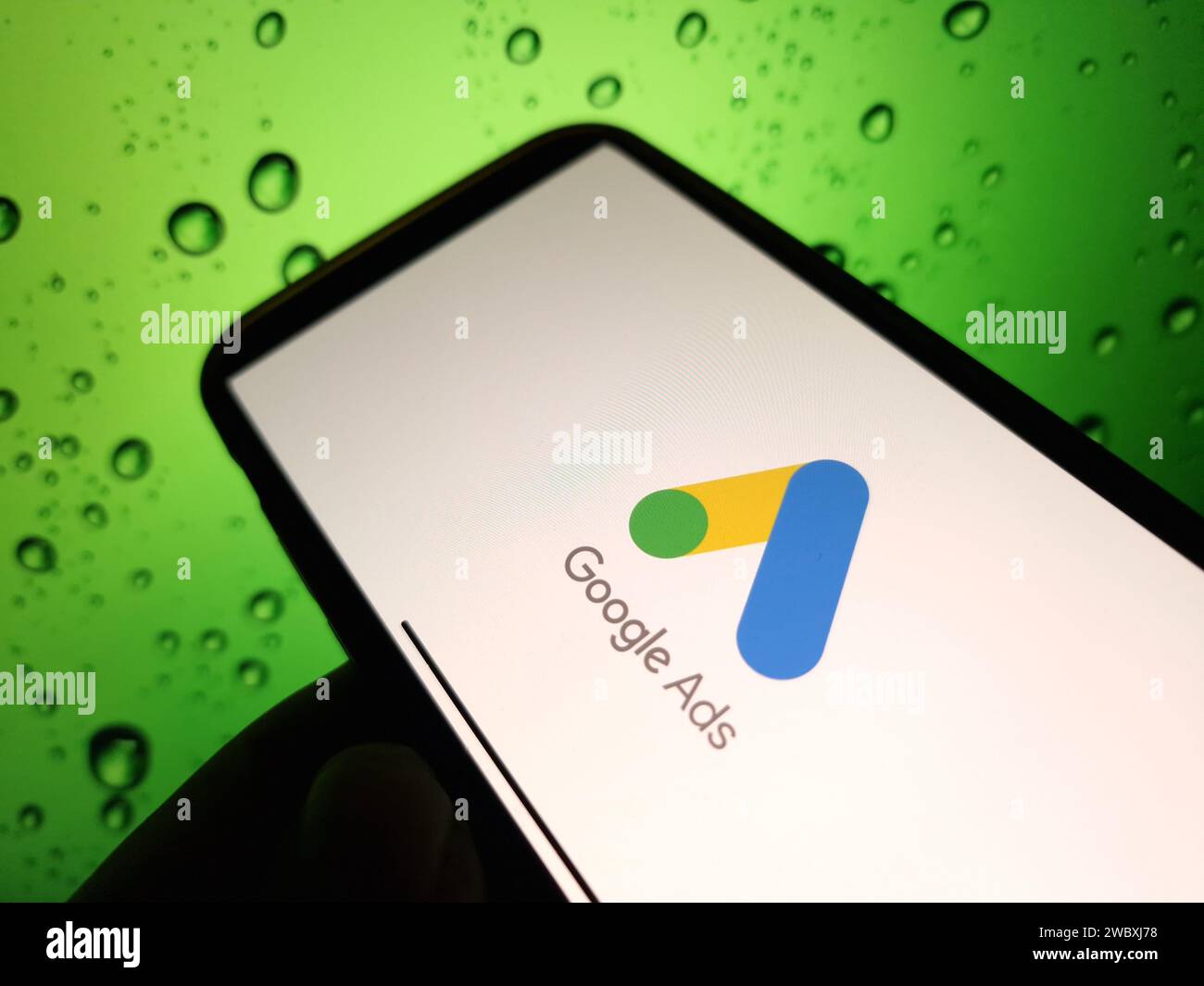 Konskie, Poland - January 12, 2024: Google Ads logo displayed on mobile ...