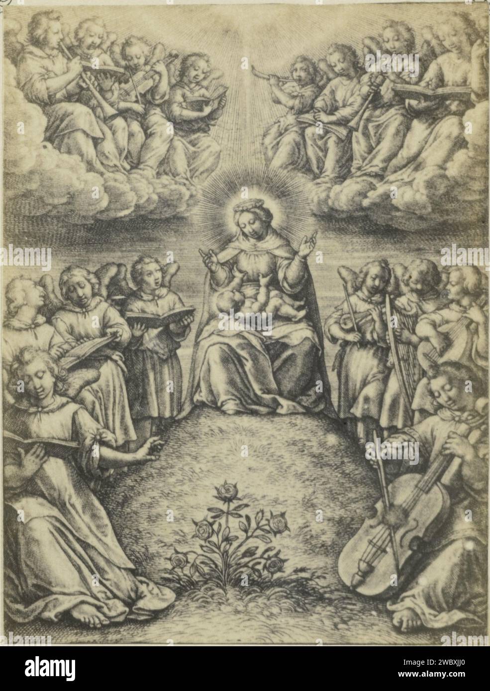 Singing angels music making angels hi-res stock photography and images ...