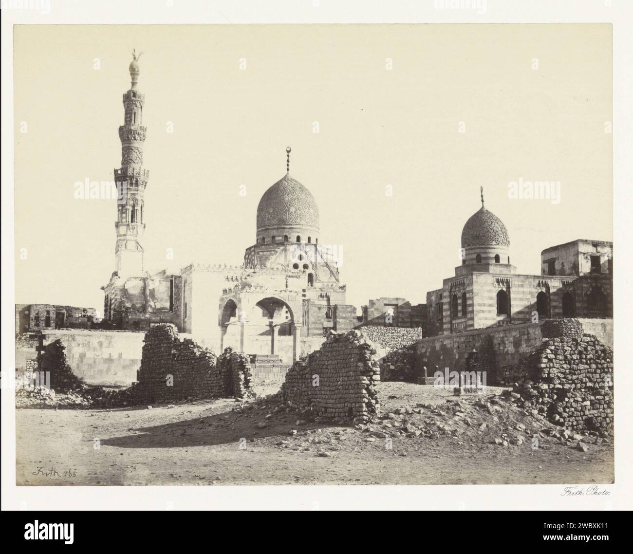 View of the mosque and the mausoleum of Sultan al -ASSRAF Qaitbey in ...