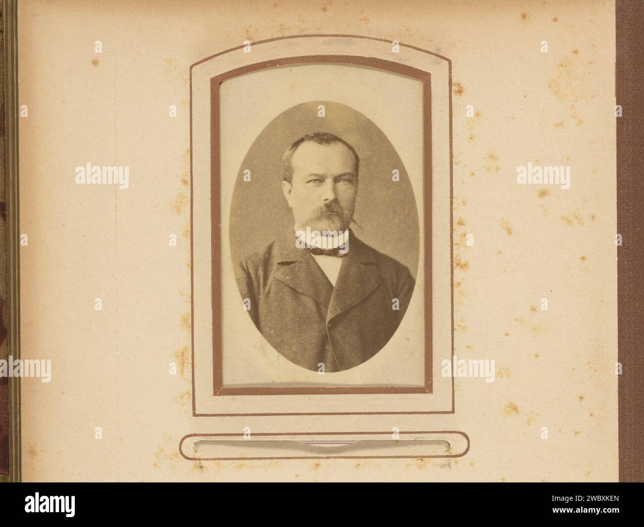 Portrait of a man with mustache, Max Büttinghausen, 1872 - 1906 ...