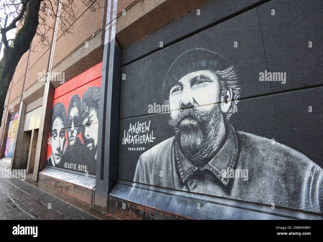 Street murals on Donegall Street in Belfast, NI, UK Stock Photo - Alamy