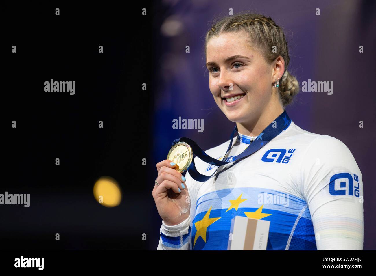 Siegerin Sprint Damen: Emma Finucane (GBR), UEC Track Cycling European ...